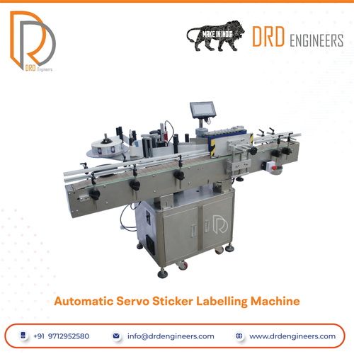 Stainless Steel Automatic Servo Sticker Labelling Machine at Best Price ...