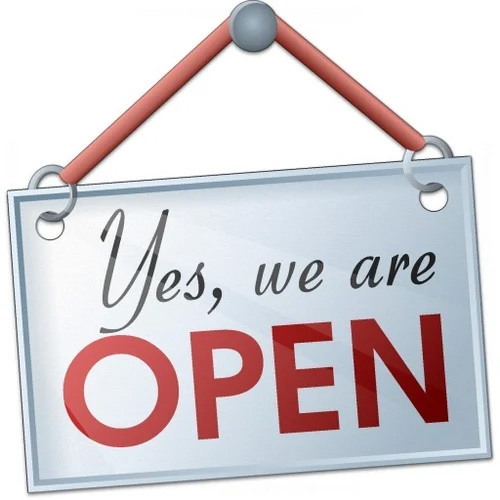 We Are Open Sign Board Application: Industrial at Best Price in Mumbai ...