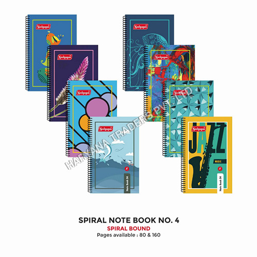 High Quality Spiral Notebook No.4 - 80 And 160 Pages (9.5Cm X 15Cm) at ...
