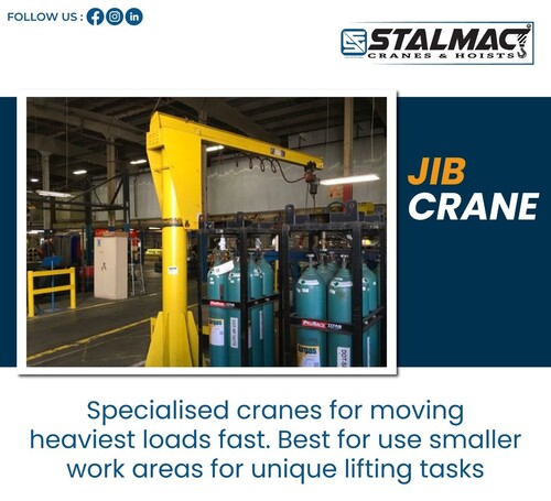 High Quality Industrial Jib Crane at Best Price in Ahmedabad | Stalmac ...