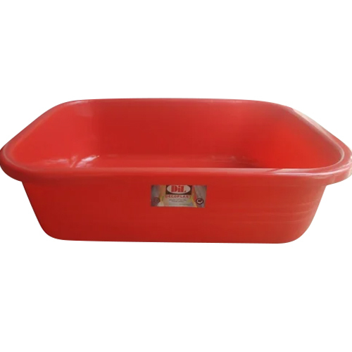 40 Liters Plastic Rectangle Tub Hardness: Rigid at Best Price in ...