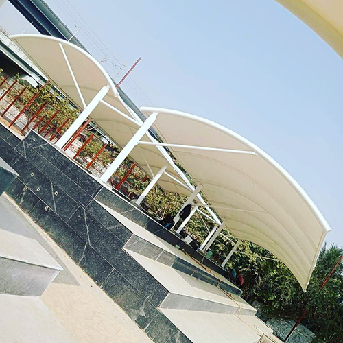 Pu Panel White Tensile Car Parking Shed at Best Price in New Delhi ...