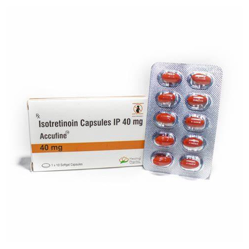 Accufine 40Mg Isotretinoin Capsules Recommended For: Doctor at Best ...