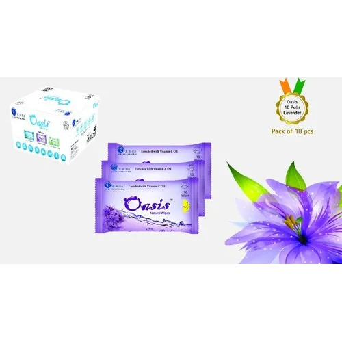 Oasis Natural Wipes - Non Woven Spun Lace, 150 X 200 Mm | Antibacterial ...
