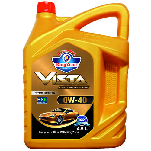 Vista Synthetic 0w40 Car Engine Oil at 960.00 INR in Surat | Kingzone ...