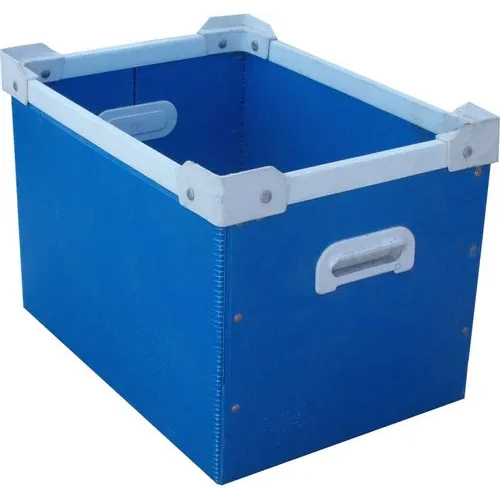 Blue Pp Folding Box at Best Price in Chakan | Swamharsh Enterprises