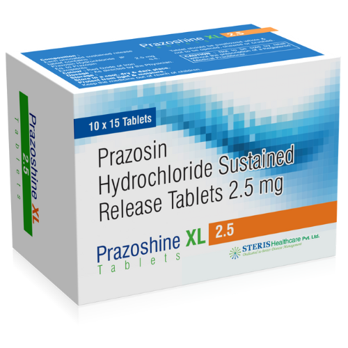 Prazosin Sr 2.5 at Best Price in Jaipur, Rajasthan | Steris Healthcare ...