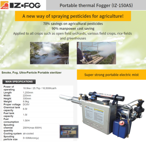 Portable Thermal Fogger (Iz-150Am at Best Price in Seoul | Yesonbiz