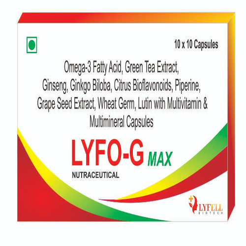 Lyfo G Max Capsules Efficacy: Promote Nutrition at Best Price in Karnal | Lyfell Biotech