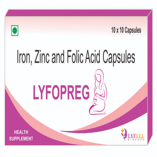 Lyfopreg Folic Acid Capsules Efficacy: Promote Nutrition at Best Price ...