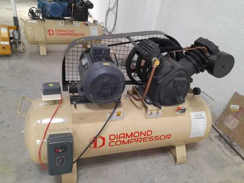Two Stage Lubricated Air Compressor at 78500.00 INR in Pune | Diamond ...