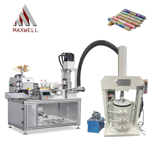 300Ml 600Ml Automatic Soft Sausage Silicone Sealant Filling Machine ...