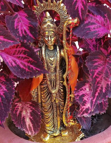 Lord Ram Metal Idol On Lotus (Golden Color at Best Price in Haldwani ...