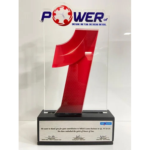 All Colors Custom Design Logo Award Trophy With Led Light at Best Price ...