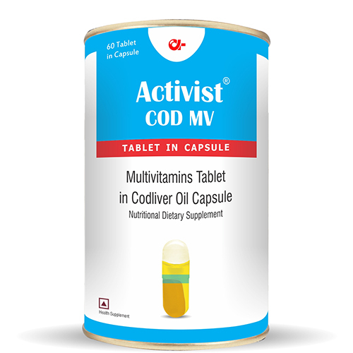 Activist Cod Mv Tablet In Capsules Canister Efficacy: Promote Nutrition ...