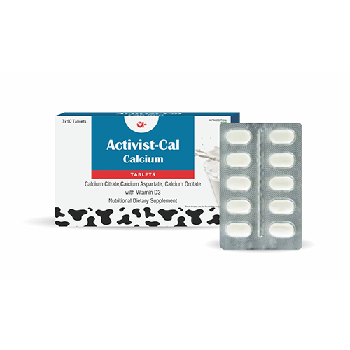 Activist Calcium Tablets Strip Efficacy: Promote Healthy & Growth at ...