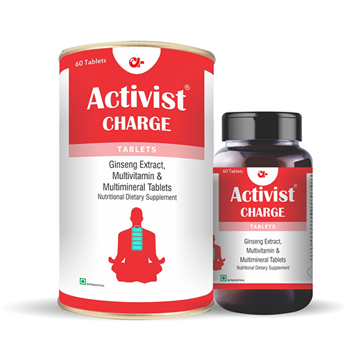 Activist Charge Multivitamin Tablets 60 Efficacy: Promote Healthy ...
