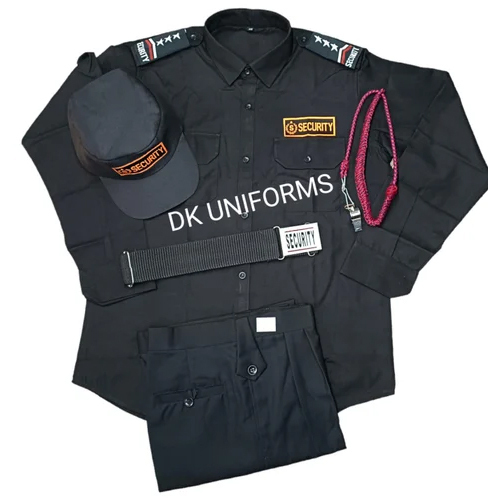 Black Polycotton Security Guard Uniform Set Gender: Male at Best Price ...