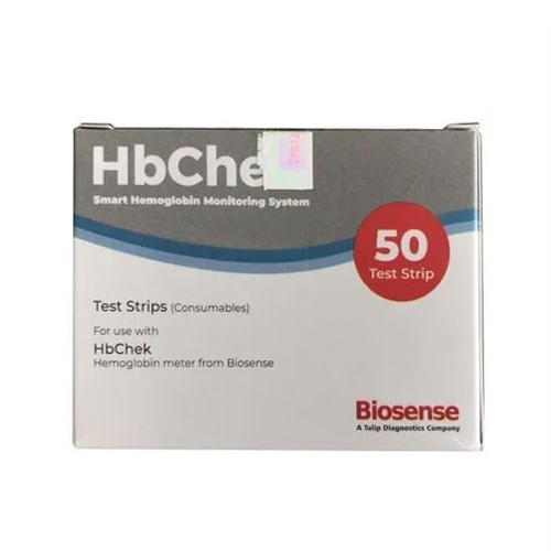 Manual Biosense Hb Check Hemoglobin 50 Strips at Best Price in Pune ...