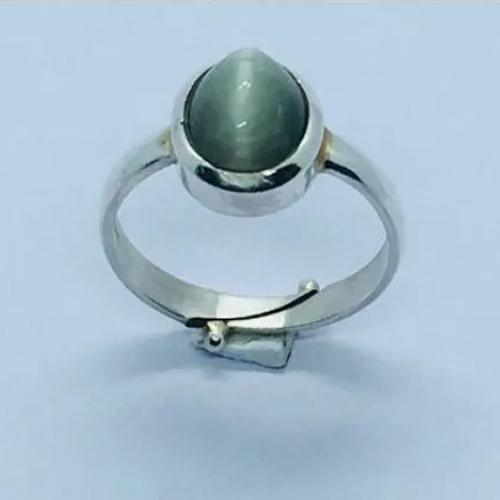Oval Cat'S Eye Silver Ring at Best Price in Jaipur | K. Gems