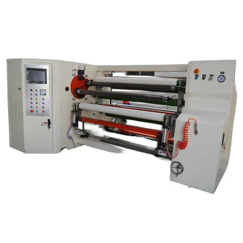 Double Shaft Automatic Rewinding Machine Power Source: Electricity at ...
