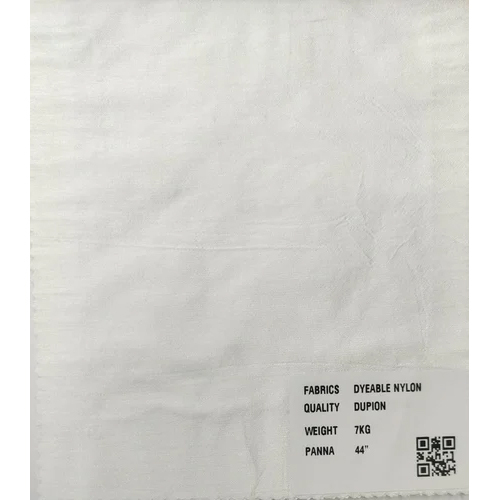 Nylon Raw Silk Fabric - 44 Inches / 112 Cm Wide, Dyeable, 70 Gsm, Hand ...