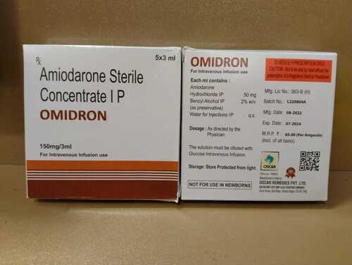 Amiodarone Sterile Inj - Drug Type: Injection at Best Price in Mumbai ...