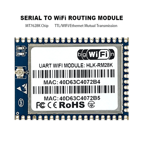 Metal Mt7628k Hlk-rm28k Chipset Wireless Router Module Ttl Serial To Wifi Module at Best Price ...