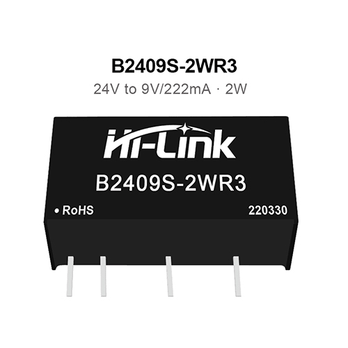 Black B2409s-2wr3 24v To 9v 2w 222ma Dc To Dc Isolation Voltage 1500vdc ...