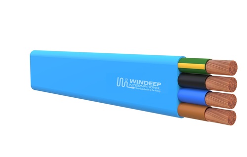 Awg Pvc 3 And 4 Core Flat Cables Application: Industrial at Best Price ...