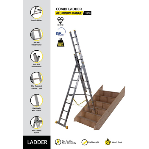 Aluminium Combination Ladder at 11905.00 INR in Hyderabad, Telangana ...