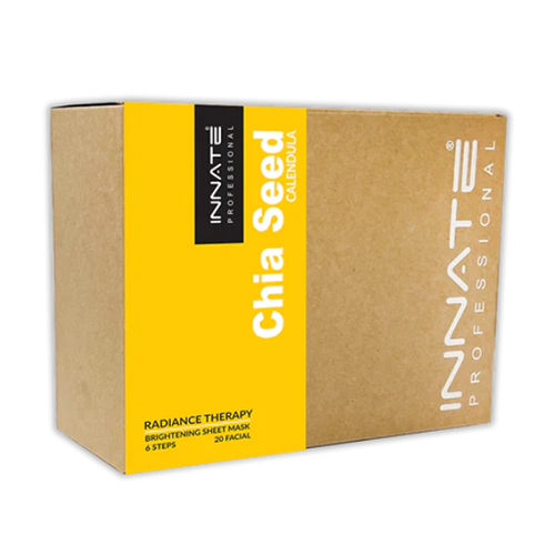 Chia Seed Calendula Facial Kit With Sheet Mask (Multi Dose) 20 Facial ...