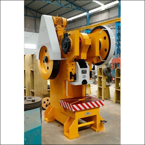 Yellow 150 Ton C Type Mechanical Single Gear Power Press Machine at Best Price in Rajkot ...
