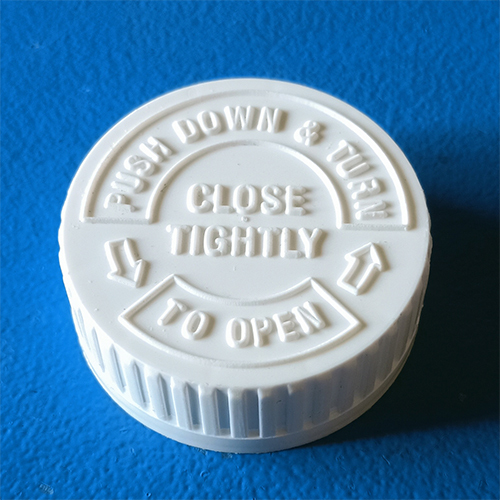 White 38 Mm Child Resitance Cap at Best Price in Vasai | Omkar ...
