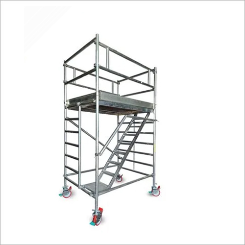 Steel Mobile Scaffold Tower Wide With Stairway at Best Price in ...