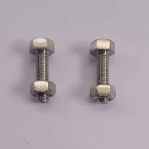 Silver M2 Stainless Steel Hex Bolt Nut at Best Price in Mumbai | Louiz ...