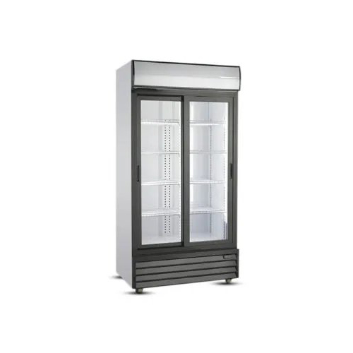 White 7 Black Upright Glass Door Cooler at Best Price in Vasai | Cold ...