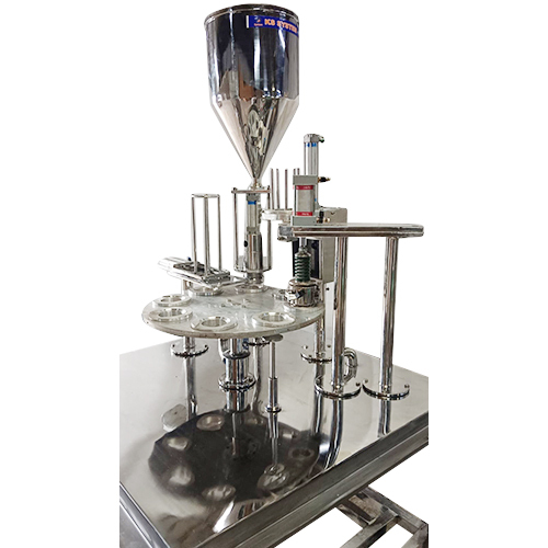 Cream Rotary Cup Packing Machine Grade: Semi-Automatic at Best Price in Greater Noida | K S System