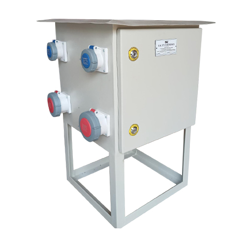 Three Phase Socket Extention Board Panel Cover Material: Stainless ...