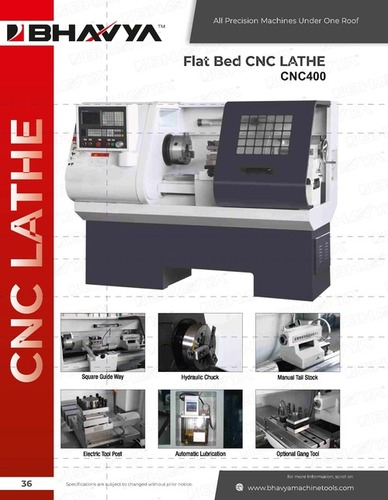 Grey And White Cke Series Cnc Bed Lathe Machine at Best Price in ...