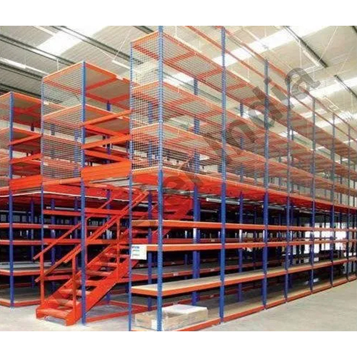 Blue And Orange Color Coated Storage Racking System at Best Price in ...