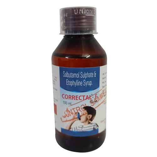 Liquid Salbutamol Sulphate And Etophyline Syrup at Best Price in ...