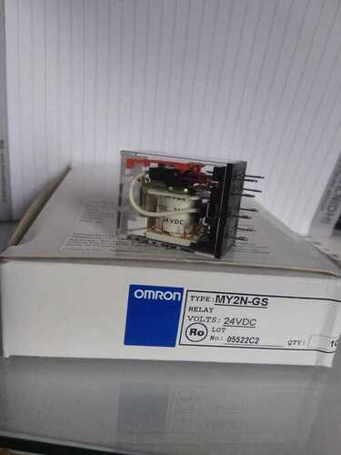 Omron Relay My2n-gs - Silver Alloy Contacts, 2-pole Dpst Configuration, Orange, 10a At 250v Ac ...