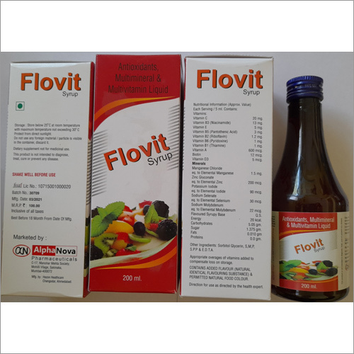 Flovit Syrup General Medicines at Best Price in Ahmedabad | Alpha Nova ...