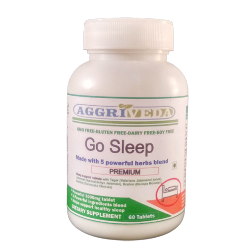 Go Sleep Tablets Aggriveda Removebg Preview Age Group: For Adults at ...