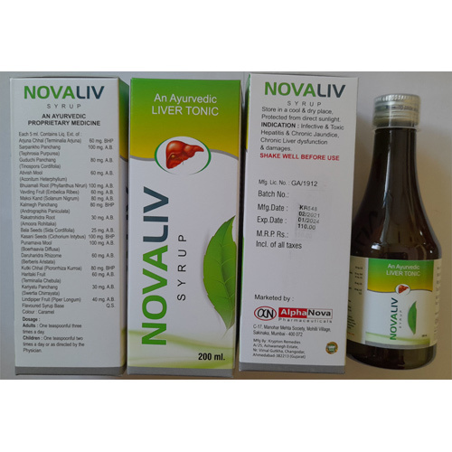 Novaliv Syrup General Medicines at Best Price in Ahmedabad | Alpha Nova ...