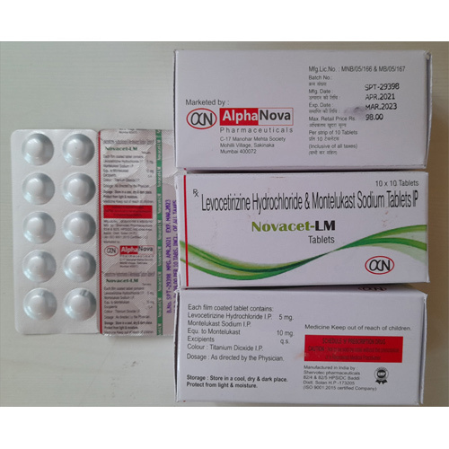 Levoceterizine 5mg General Medicines at Best Price in Ahmedabad | Alpha Nova Pharmaceuticals