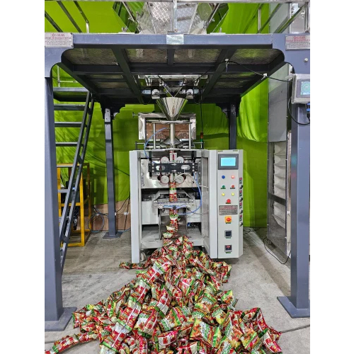 Semi-Automatic 14 Head Servo Bagger Vffs Chips Packing Machine at Best ...