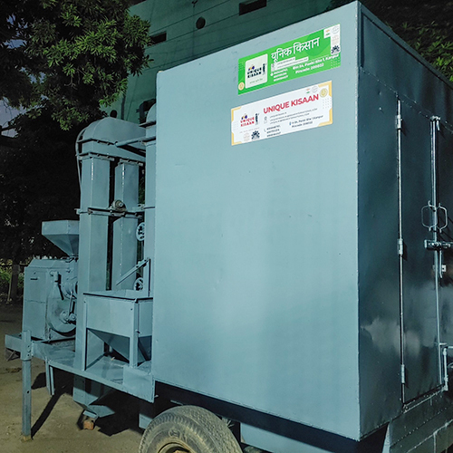 Stainless Steel 35Hp Automatic Mobile Tractor Operated Rice Mill ...