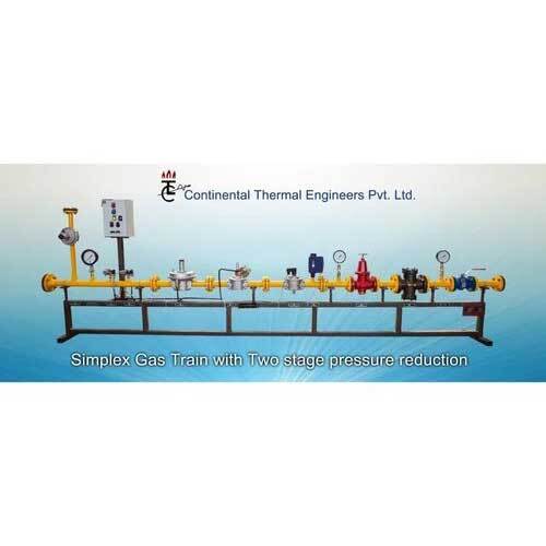 Simplex Gas Train With Two Stage Pressure Reduction at Best Price in ...